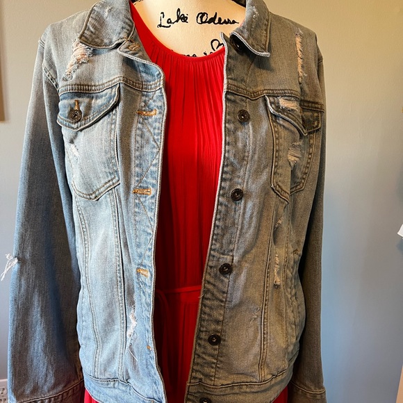 Leith | Jackets & Coats | Denim Jacket | Poshmark
